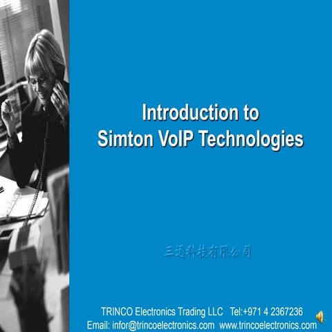 Simton IP PBX_ Trinco Electronics | PPTX