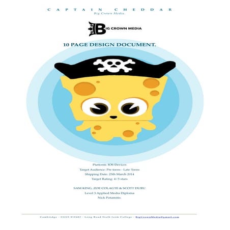 10 page design document cc 1 NEW | PDF