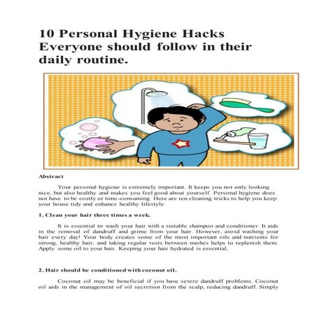10 personal hygiene hacks everyone should follow in their daily routine ...
