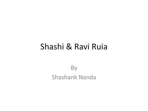 'Marwari' school of business keeps 3 generations of Ruia family under ...