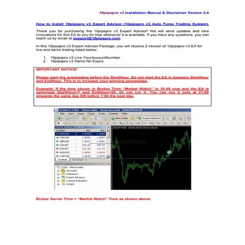 10pips pro manual | PDF | Stocks and Bonds | Personal Investing