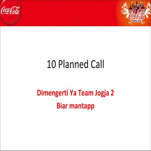 10 planned call | PPT