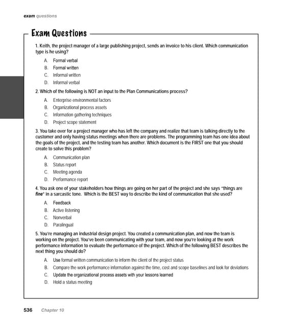 12 pmp procurement management exam | PDF | Civil Engineering Industry | Industries