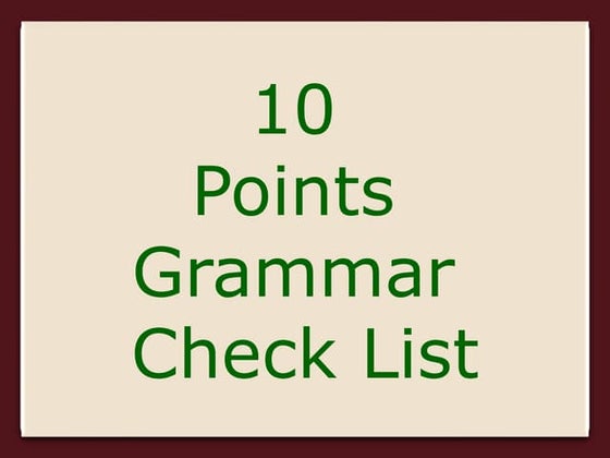 whats is Grammar and TYPES OF GRAMMAR | PDF