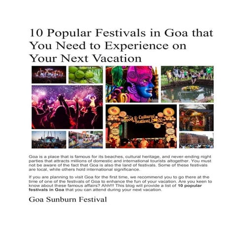 10 Popular Festivals in Goa that You Need to Experience on Your Next ...