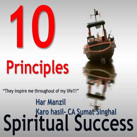 10 principles of spritual success | PPTX