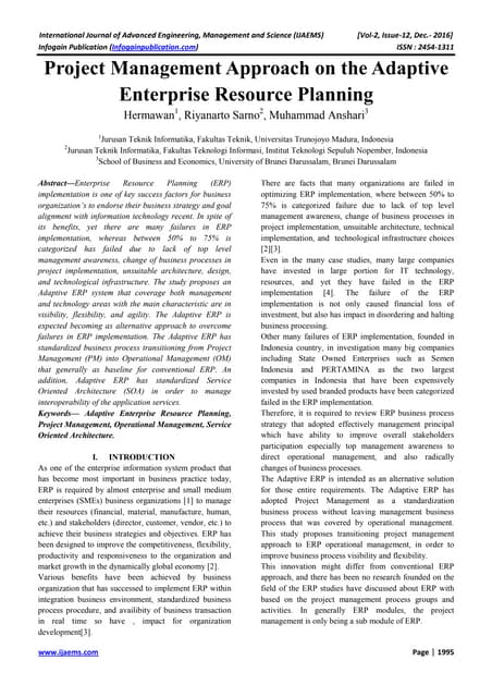 Integrated production planning | PPT