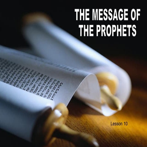 10 Prophets Message Sef Eng | PPT