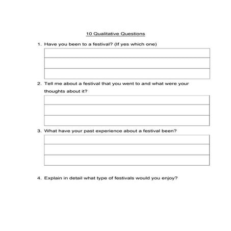 10 qualitative questions | DOCX