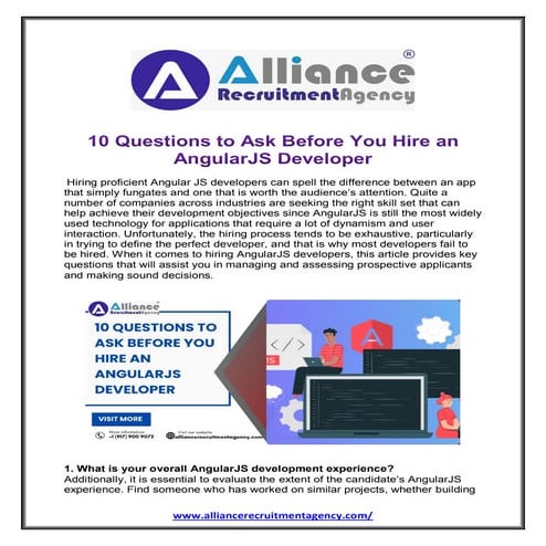 10 Questions To Ask Before You Hire An Angularjs Developerpdf
