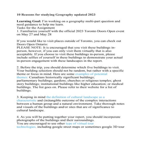 10 Reasons for studying Geography updated 2023 document 8.docx