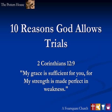 10 reasons God allows trials | PDF