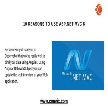 10 Reasons to use ASP.NET MVC 6 | PPTX