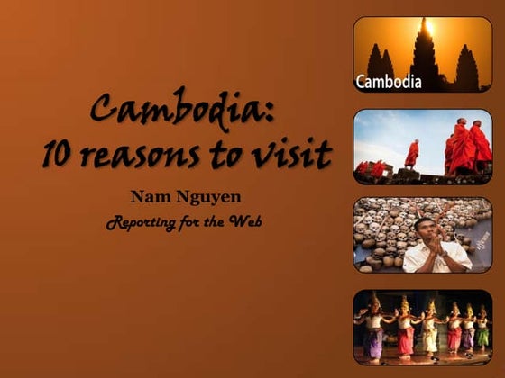 Cambodia Powerpoint | PPT | Asia Travel | Travel Locations