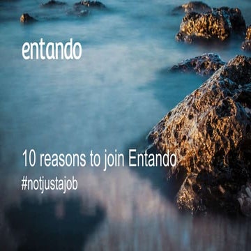 10 reasons to work at entando | PPT