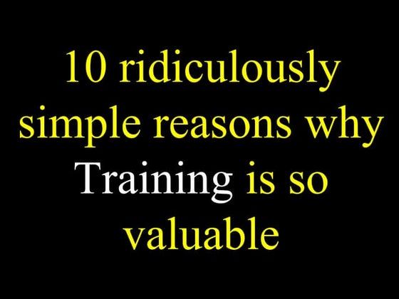 Reasons why training is important... | ON24 Infographic | PDF