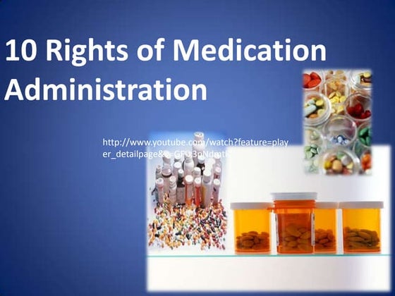 Rights of administration of medication | PPT