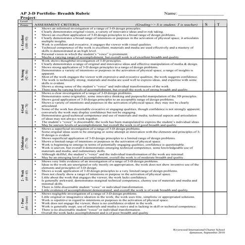 10 rubric dr_breadth | PDF