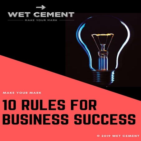 Top 10 Rules for Business Success | PDF