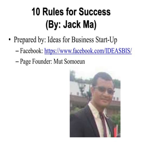 10 rules for success ppt video | PPT
