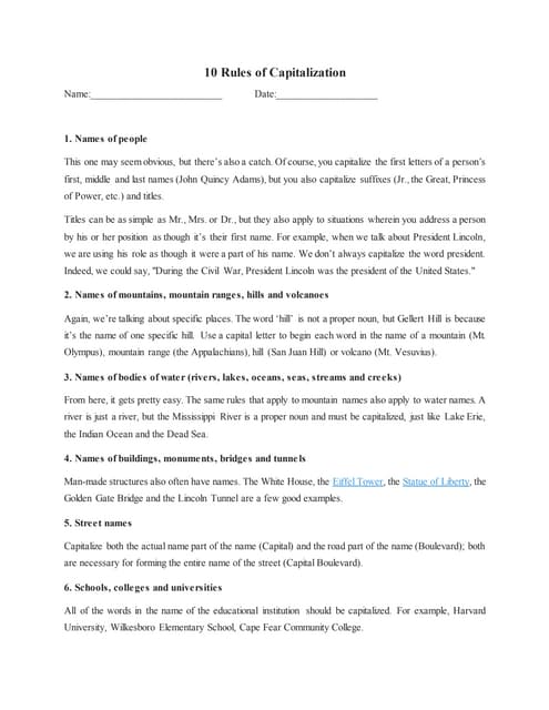 punctuation rules | PPT