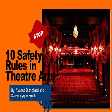 10 Safety Rules in Theatre Arts Project.pptx