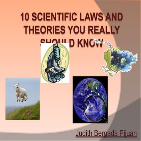 10 scientific laws and theories you really should | PPTX