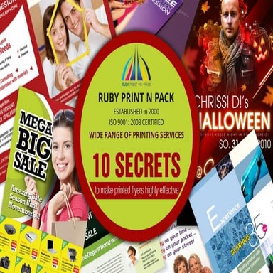 10 secrets to make printed flyers | PPT