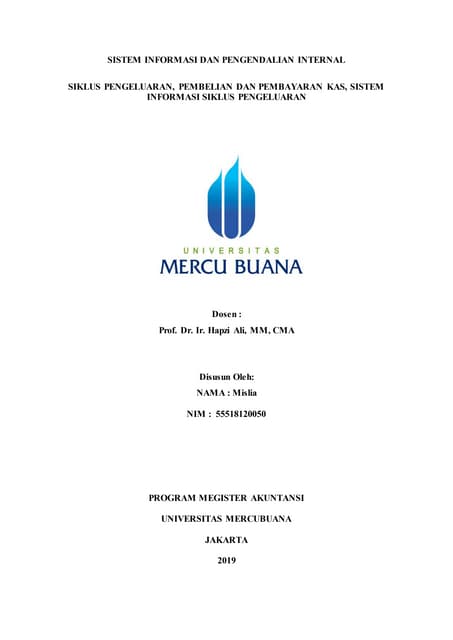 Sistem informasi akuntansi pembelian | PPTX