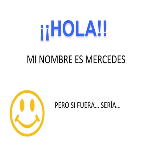 Si yo fuera... | PPT