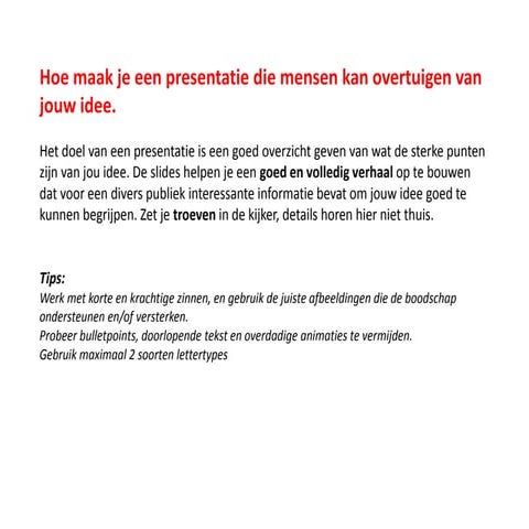 10 tips voor een saaie presentatie | PPSX