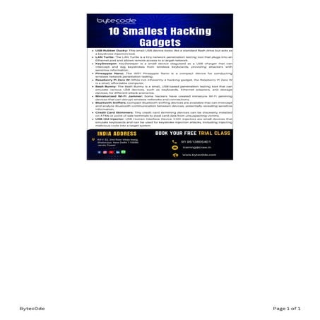 10 small hacking gadgets.pdf | Computing | Technology & Computing