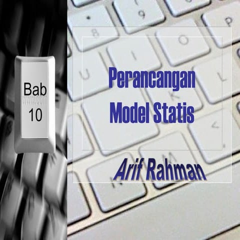 10 Model Statis | PPT