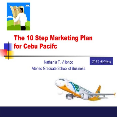 10 step marketing plan cebu pacific | PPT