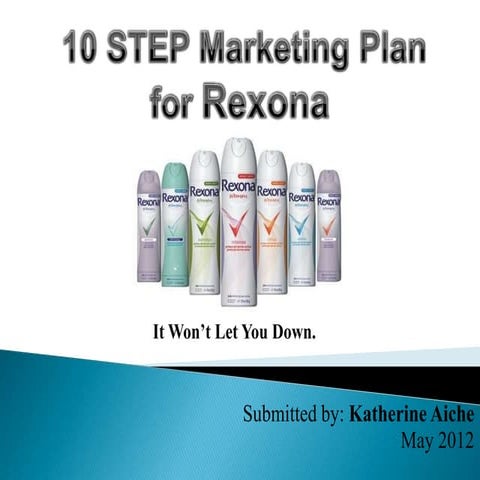 10 Step Marketing Plan For Rexona 1 | PPTX