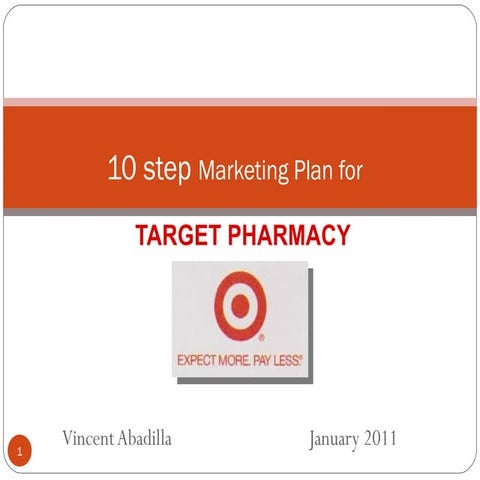 10 step marketing plan target | PPT