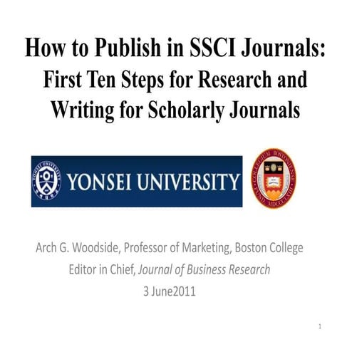 10 steps ssci journal | PPT