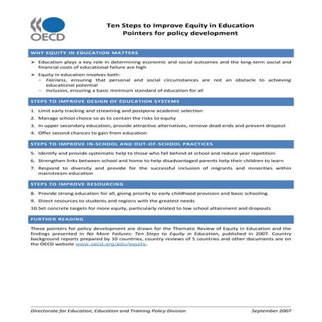 10 steps to equity | PDF