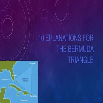 Presentation on Bermuda triangle | PPTX