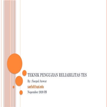 10 Teknik Pengujian Reliabilitas Tes.pptx