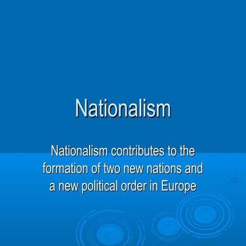 10th grade chapter 4 lecture european nationalism | PPT