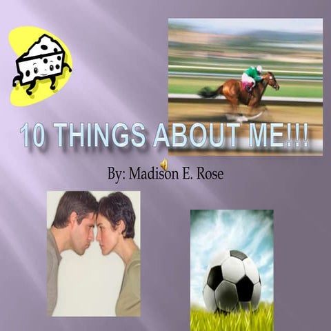 10 things about me!!! madison | PPT