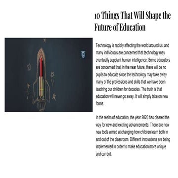 10 Things That Will Shape the Future of Education.pptx