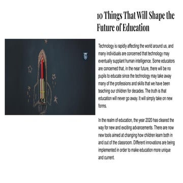 10 Things That Will Shape the Future of Education.pptx