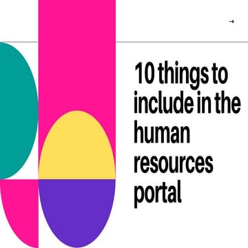 DESIGNING A HR PORTAL | PPTX