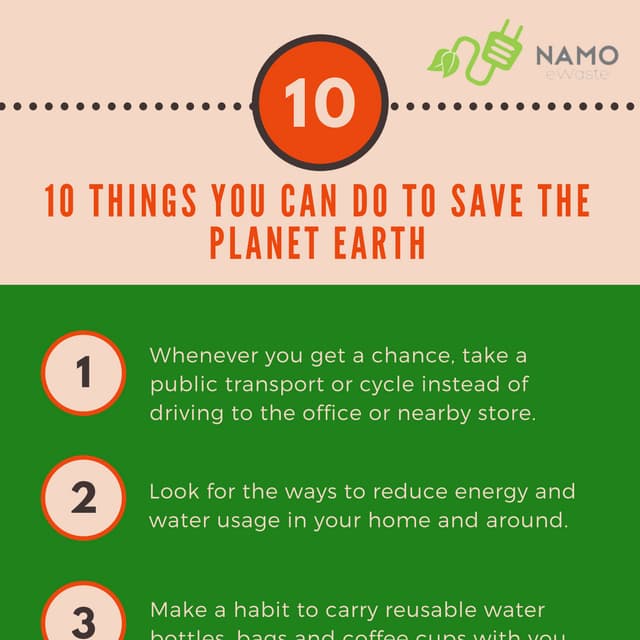 10 things you can do to save the pla net earth | PDF