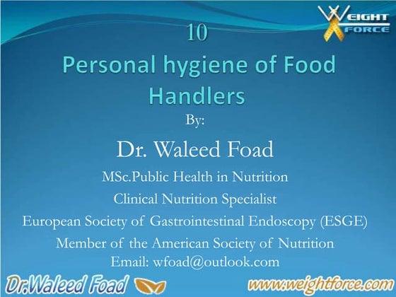 Safe food handlers | PPT