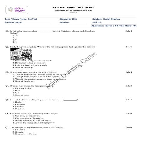 10TH POWER SHARING MCQ TEST.pdf