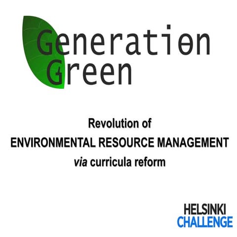 Generation Green | PPTX