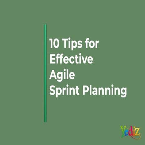 10 tips for effective agile sprint planning | PDF